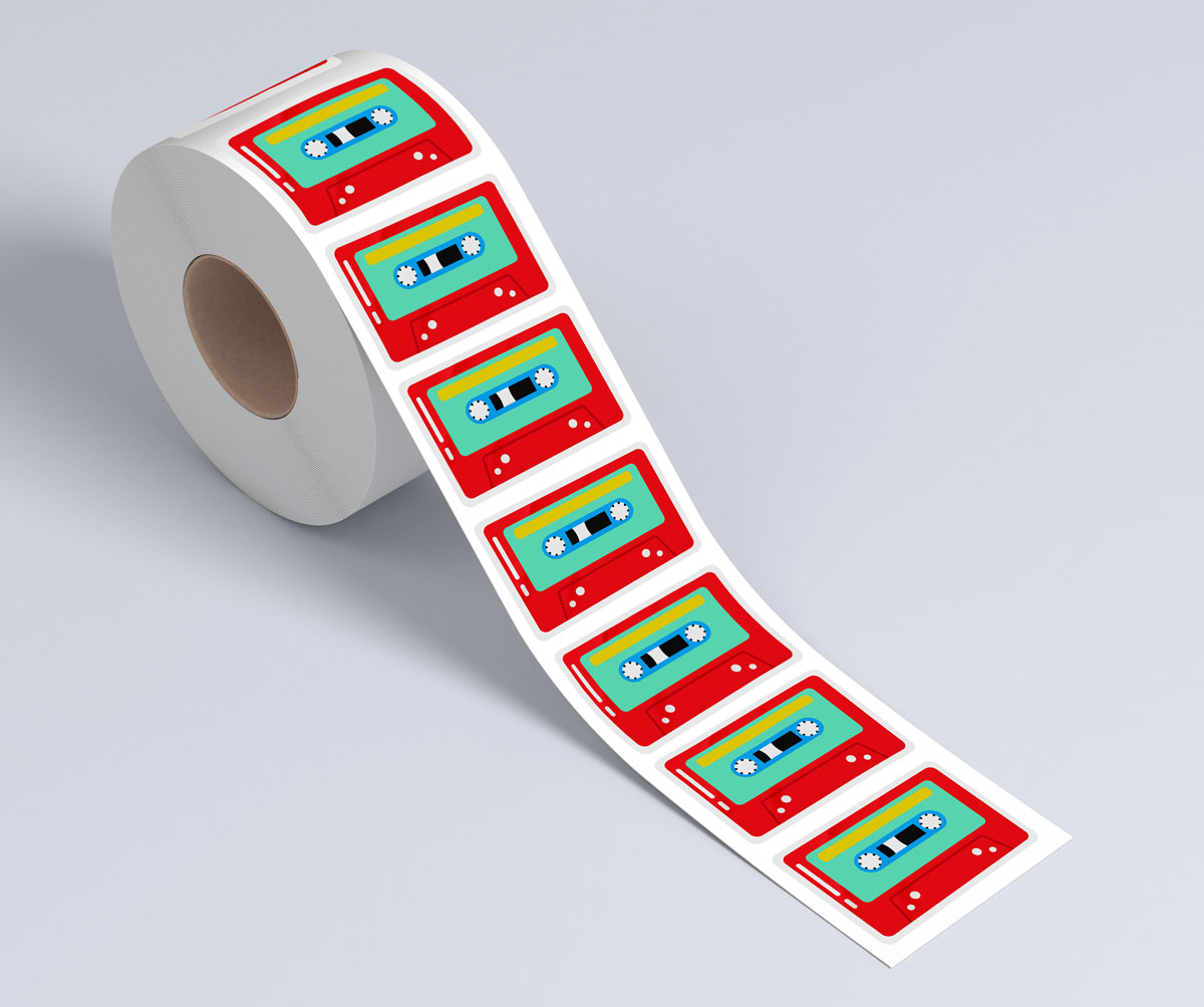 Round Corner Roll Labels | Upload & Print | Label Llama