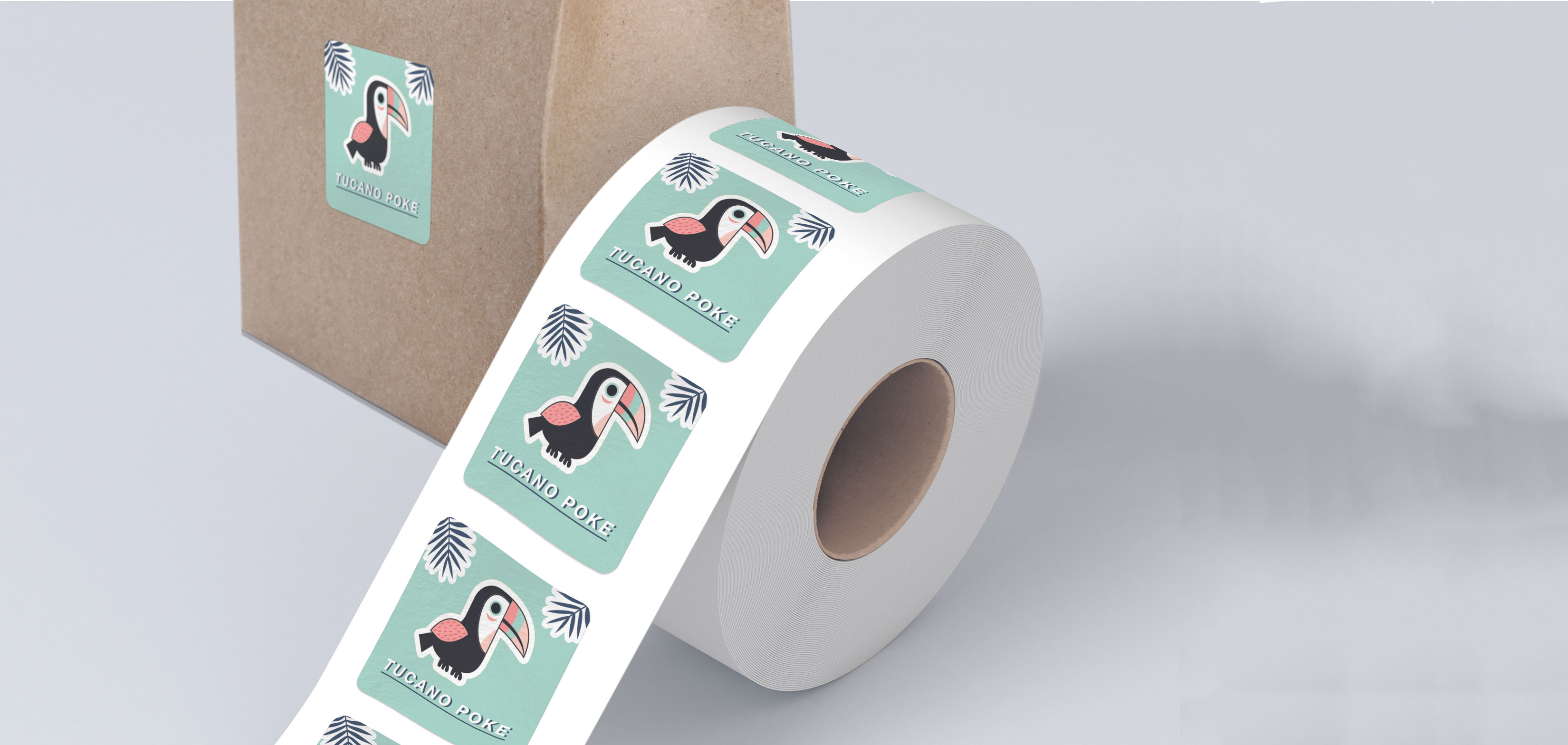 Round Corner Roll Labels | Upload & Print | Label Llama
